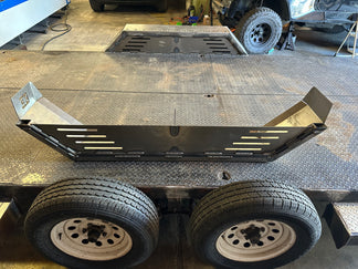 Heavy Duty Weld on DIY Drive Over Trailer Fender Kit Bare Steel ...