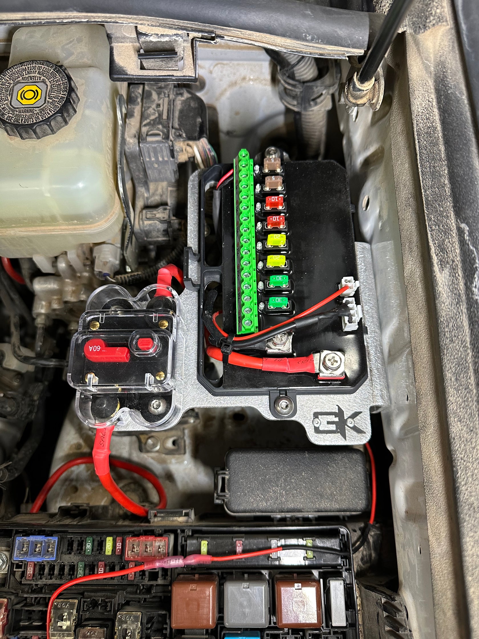 2010-2024 Toyota 4Runner Auxbeam Engine Bay Controller Mount ...
