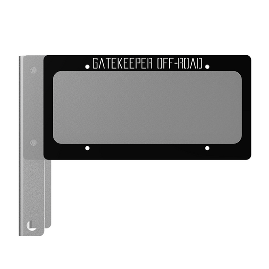 Trailer Stake Pocket License Plate Mount – GateKeeper Off-Road