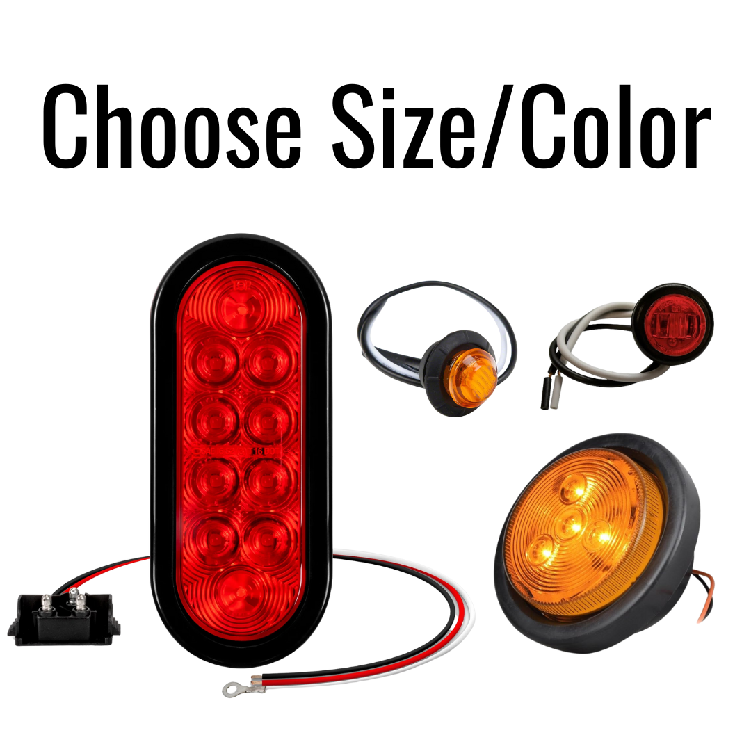 LED Trailer Lights (Choose Size/Color) – GateKeeper Off-Road