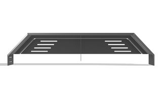 Heavy Duty Weld on DIY Drive Over Trailer Fender Kit Bare Steel ...