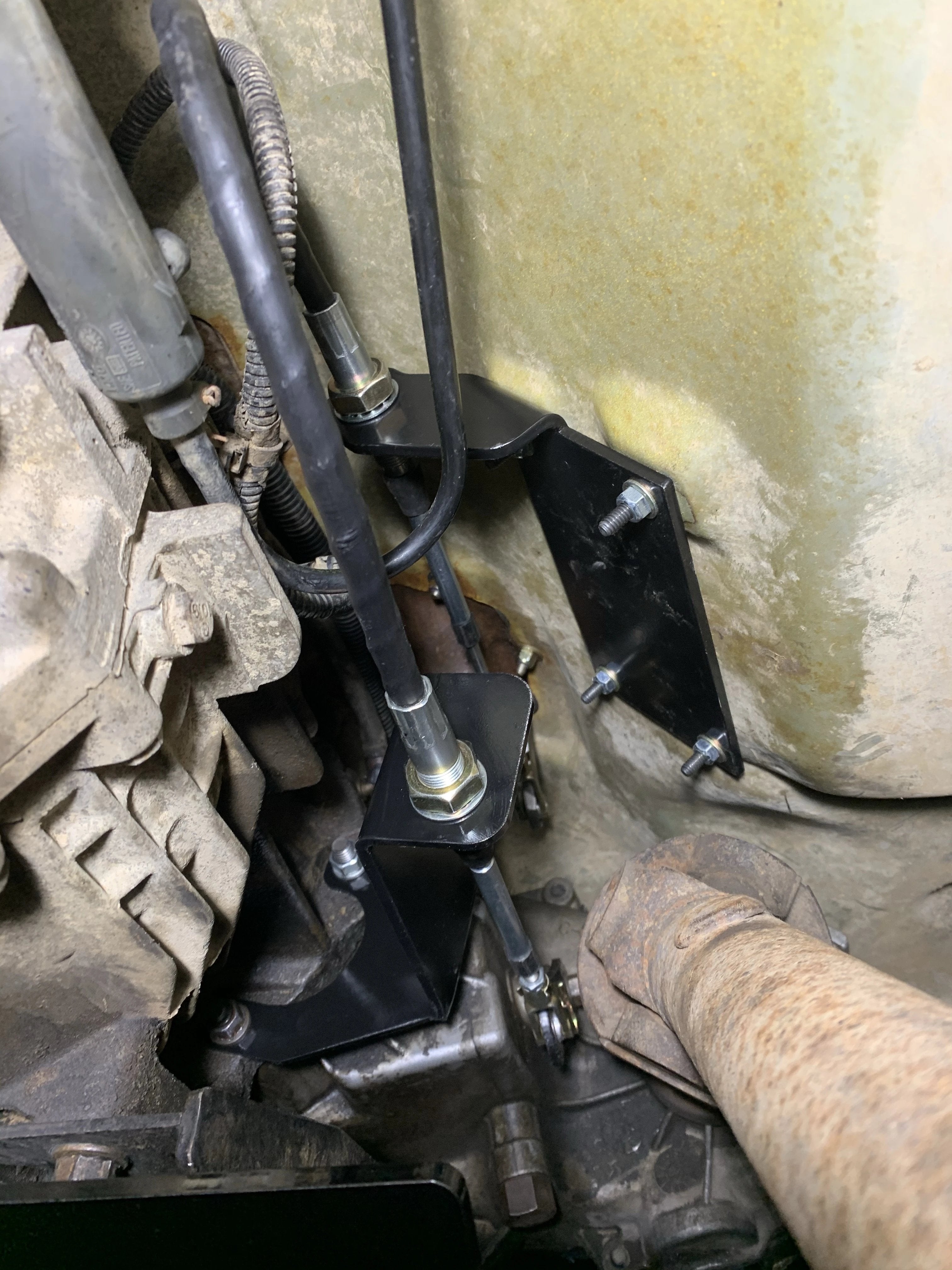 2003-2006 Jeep Wrangler TJ Belly Up Skid Plate and Cable Shifter Kit B ...