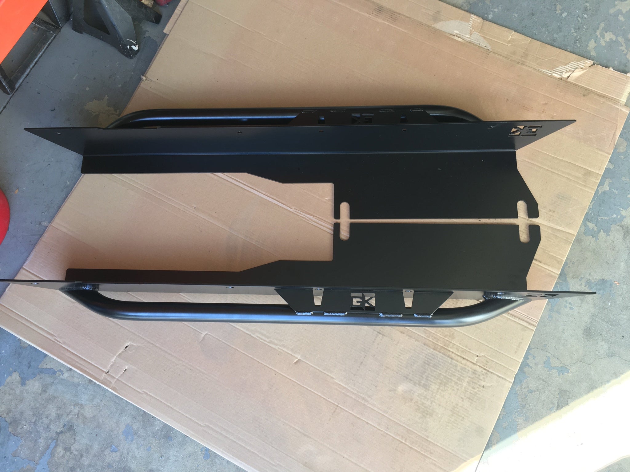 1997-2006 Jeep Wrangler TJ Rock Sliders Diamond Series Bare Steel ...